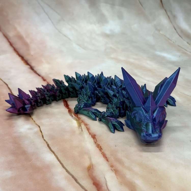 3D Printed Crystal Dragons & Eggs | 2 Sizes | Various Colours – Out of ...