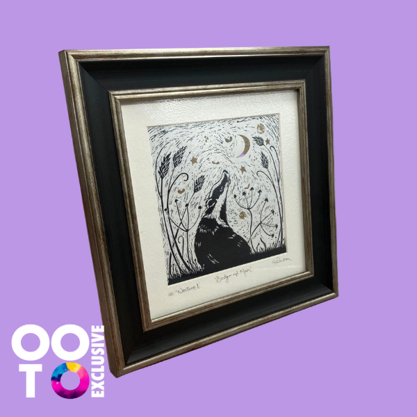 Nocturne I, II & III | Open Edition Framed Lino prints of Badger, Fox ...